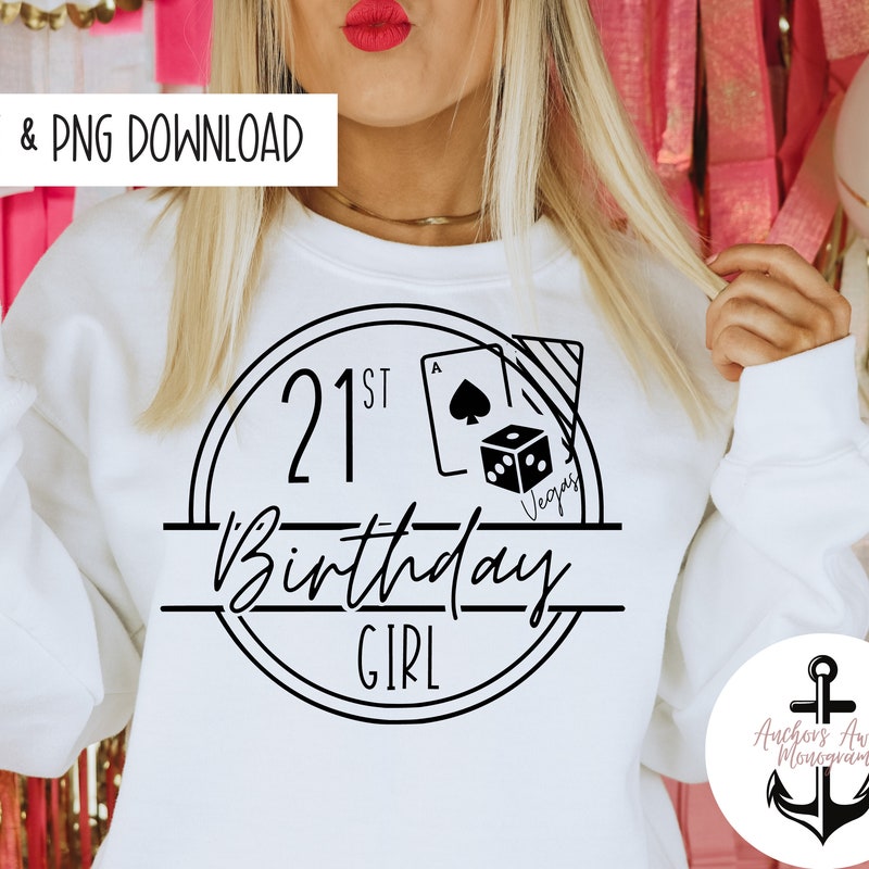 21st Birthday Svg - Etsy