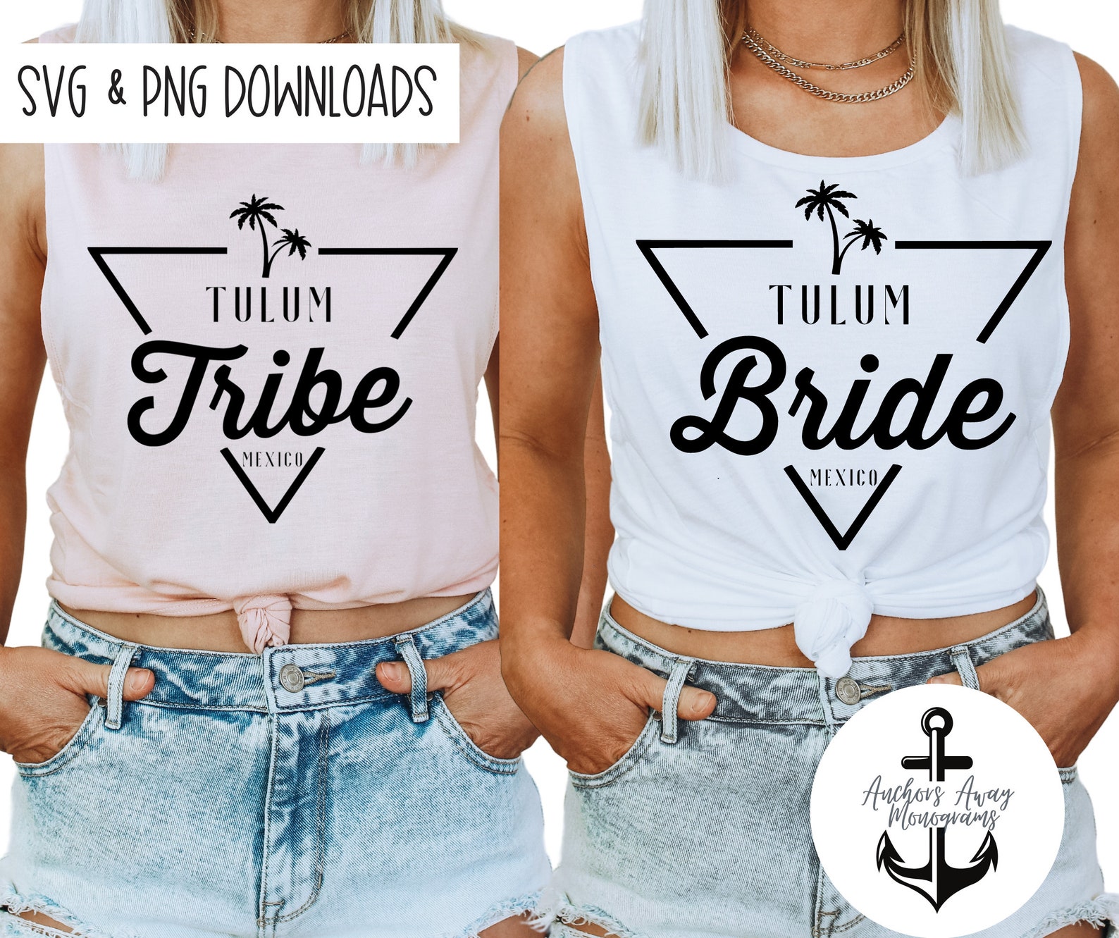 Tulum Mexico Bride & Tribe SVG AND PNG Files - Etsy