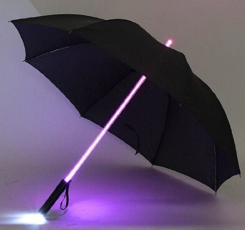 Fiber Optic Umbrella With LED Shaft and Walking Flashlight! - Etsy