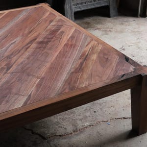 XL Square Coffee Table (up to 60” X 60”), With “castle Joint” Joinery ...