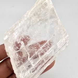 Natural Selenite White Gypsum Rough Crystal Chunk From New Mexico ...