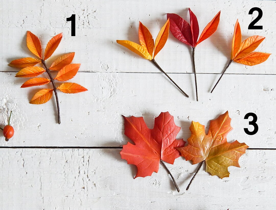 Fall Leaf Hair Pins Fall Wedding Hair Piece Autumn Floral Headpiece ...