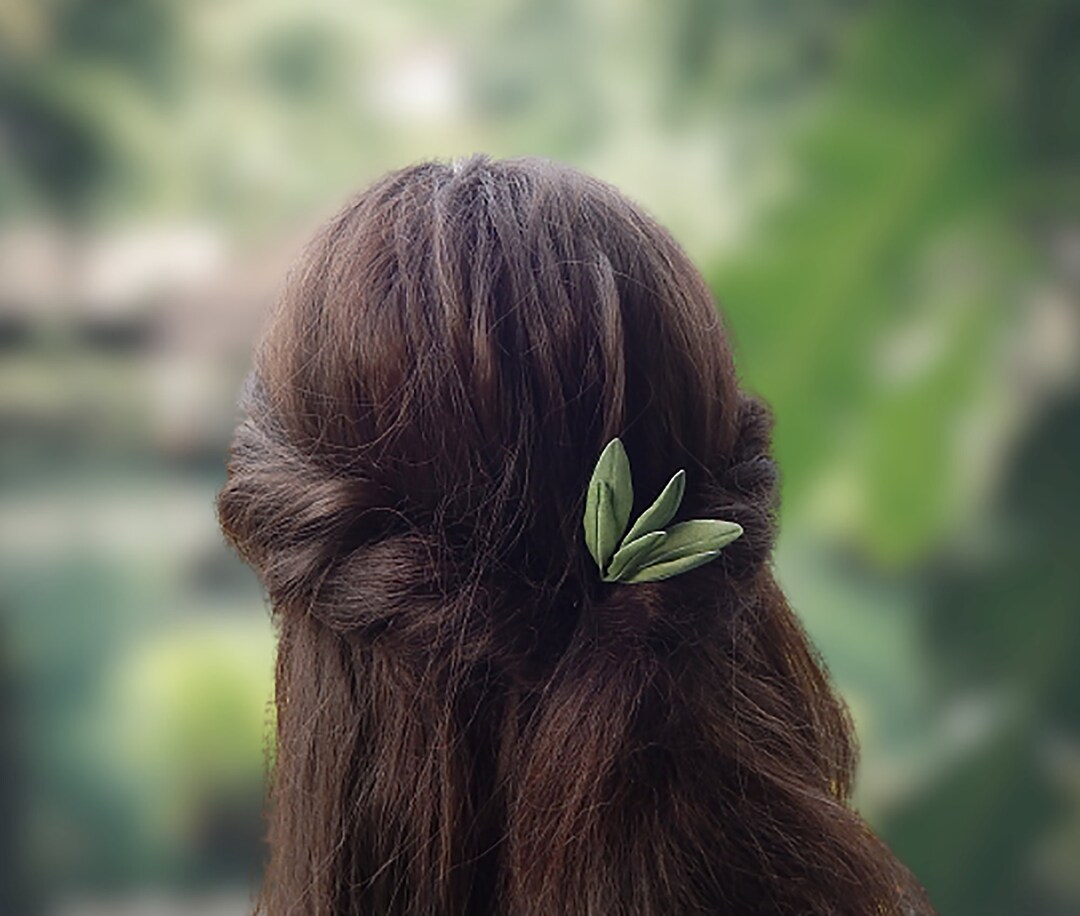 Olive Leaf Hair Pin Greenery Wedding Headpiece Floral Bridal Hair Piece ...
