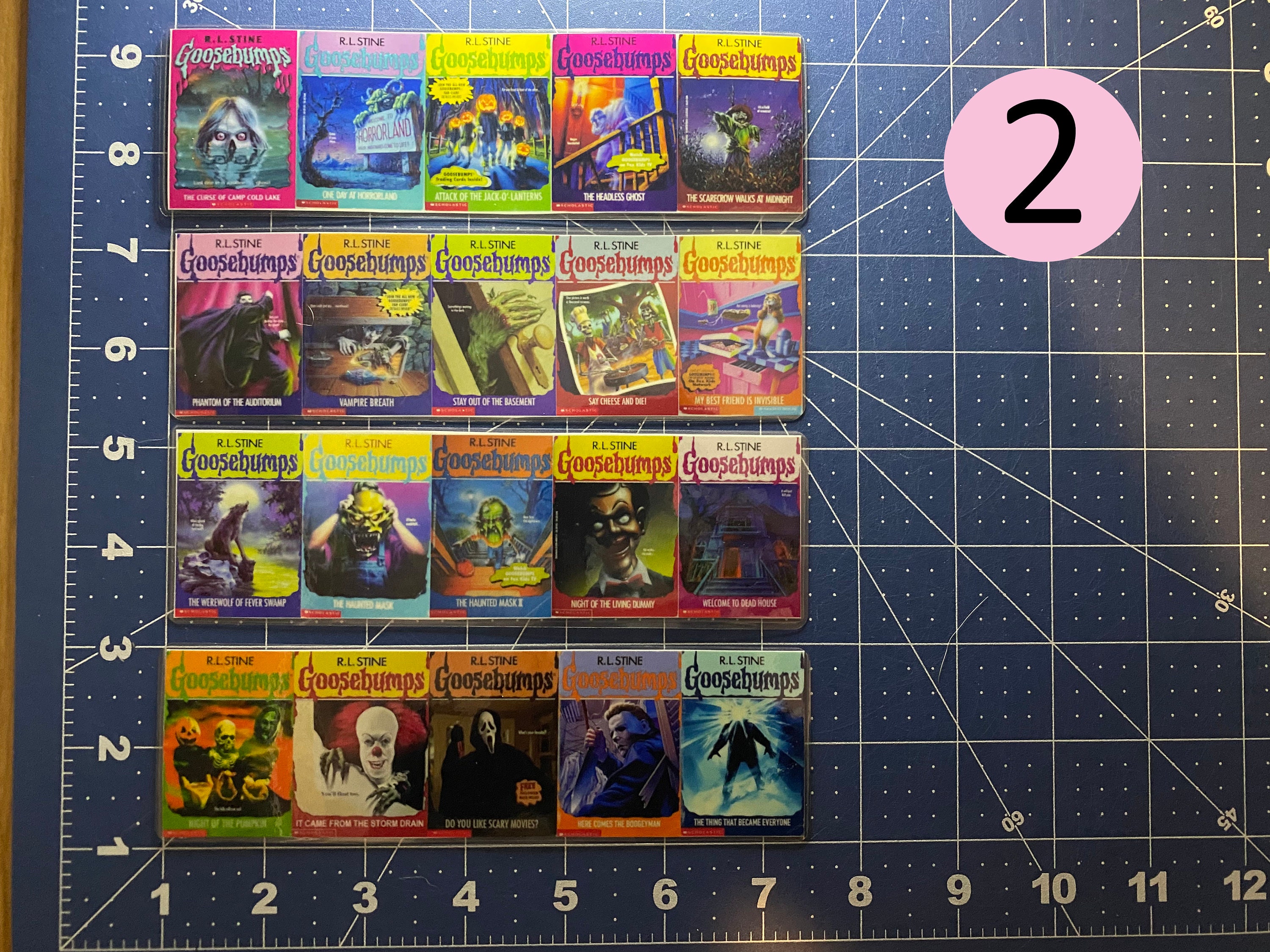 Horror/suspense Themed Bookmarks,halloween,goosebumps,fear Street ...