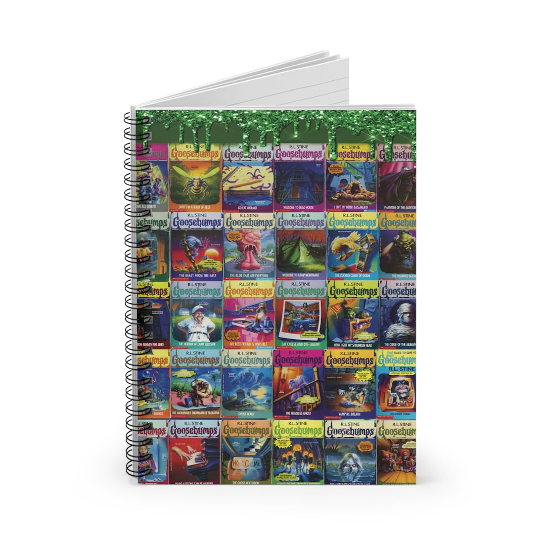 Goosebumps Cover Spiral Notebook, Ruled Line, RL Stine, Horror ...