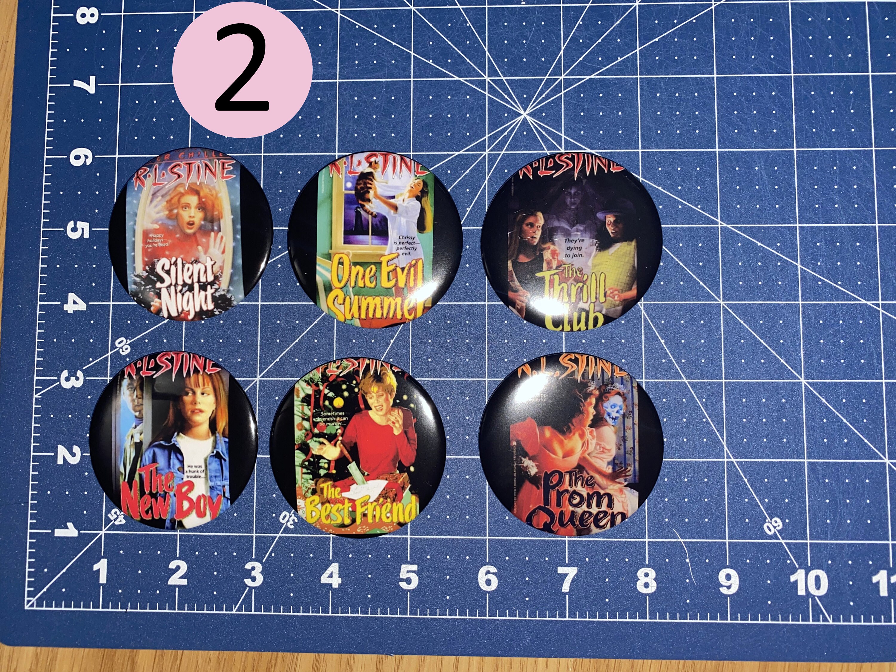 Fear Street Themed Buttons - Cute - R.L. Stine - Various Sizes/packs ...
