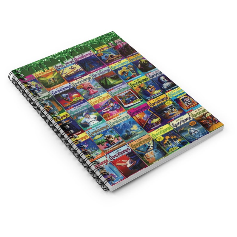 Goosebumps Cover Spiral Notebook, Ruled Line, RL Stine, Horror ...