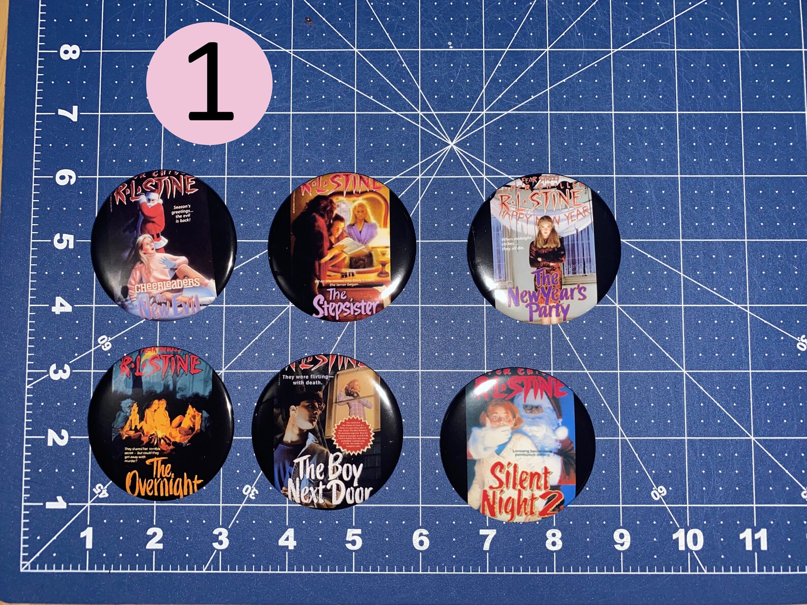 Fear Street Themed Buttons Cute R.L. Stine Various Sizes/packs ...