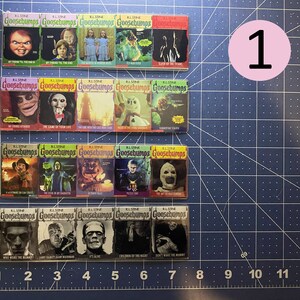 Horror/suspense Themed Bookmarks,halloween,goosebumps,fear Street ...