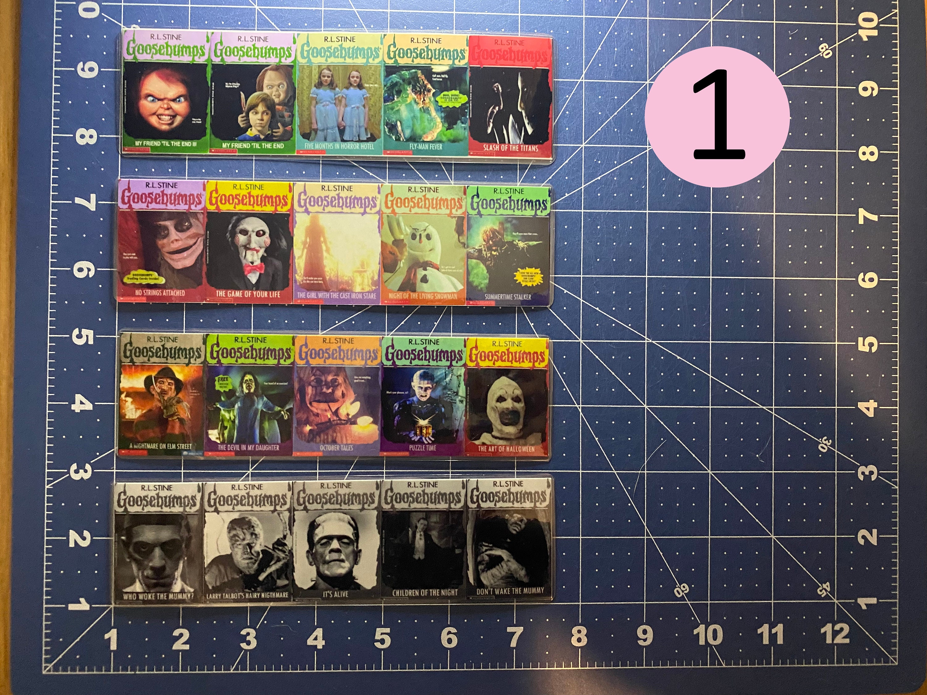 Horror/suspense Themed Bookmarks,halloween,goosebumps,fear Street ...