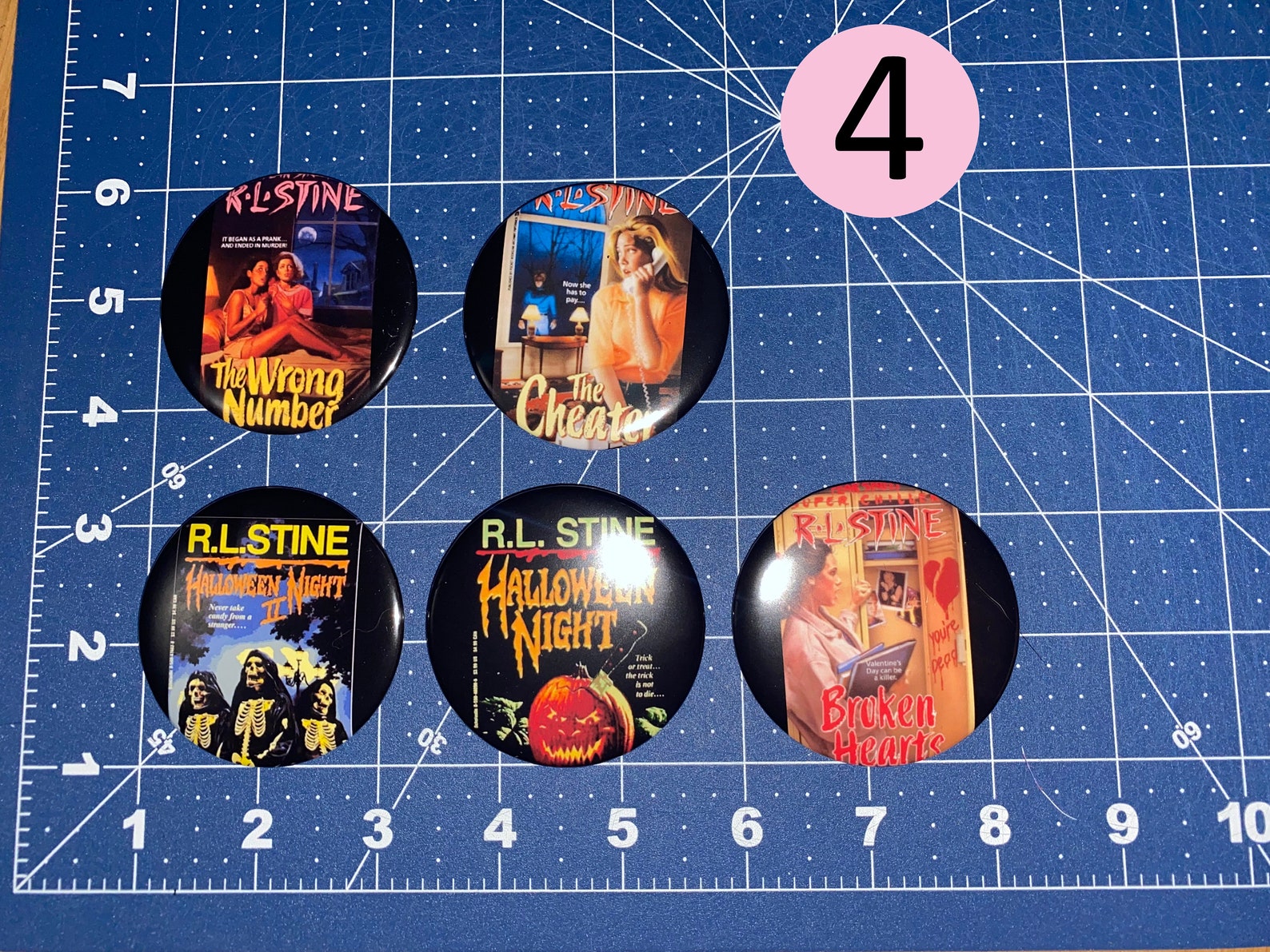 Fear Street Themed Buttons Cute R.L. Stine Various Sizes/packs ...