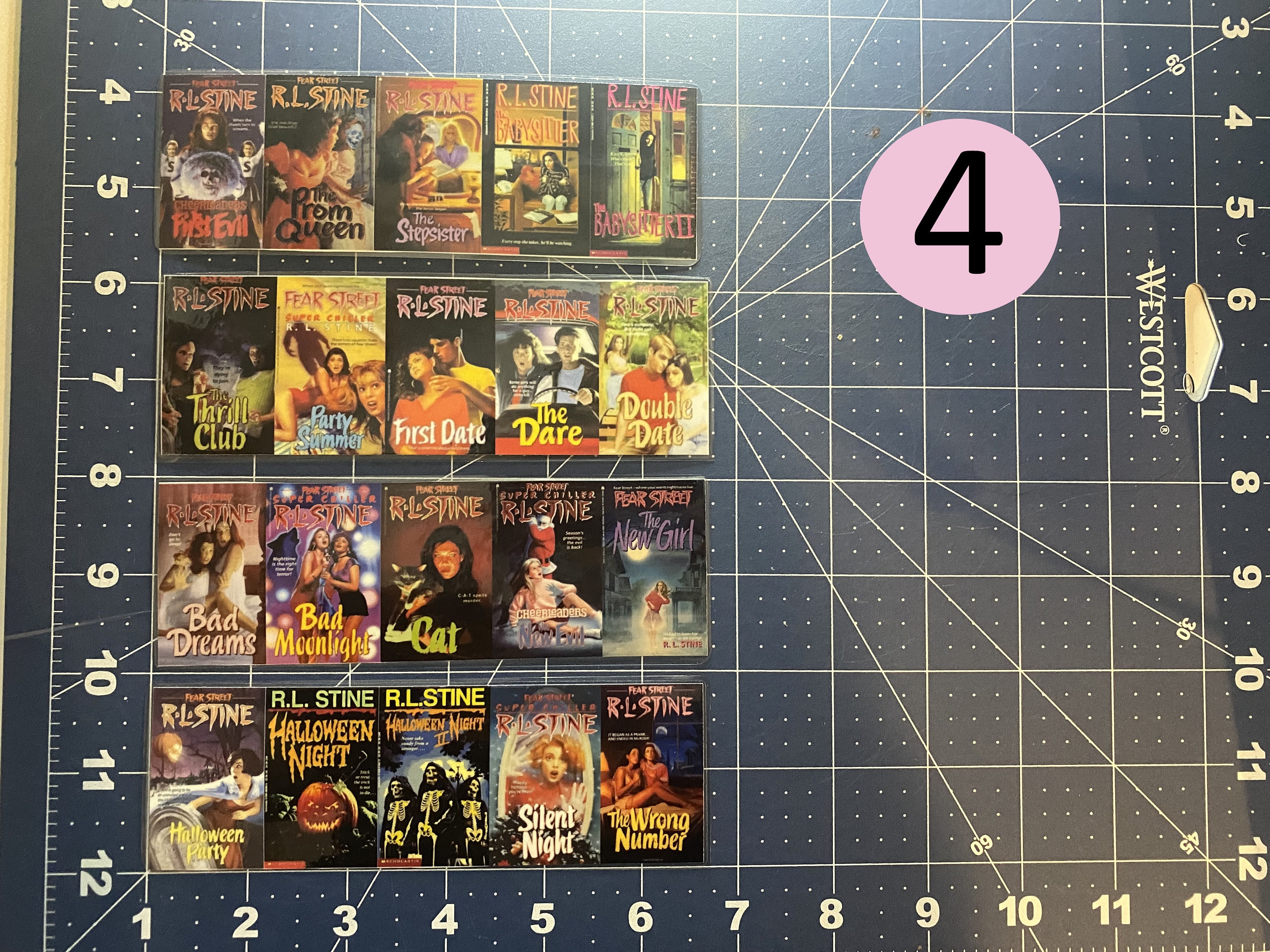 Horror/suspense Themed Bookmarks,halloween,goosebumps,fear Street ...