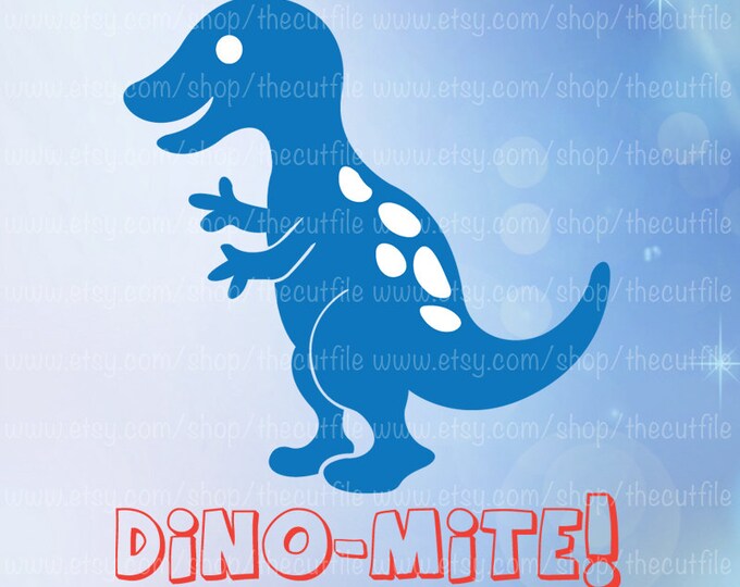 Dinosaur Svg, Dinosaur Dxf, Cutting File for Silhouettte and Cricut ...