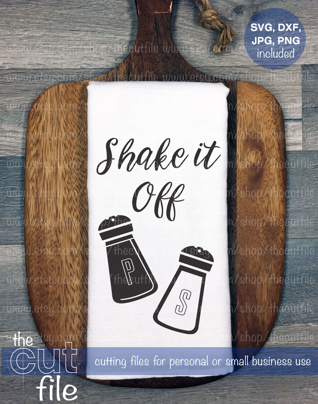 Shake it Off svg kitchen cutting file salt and pepper svg | Etsy