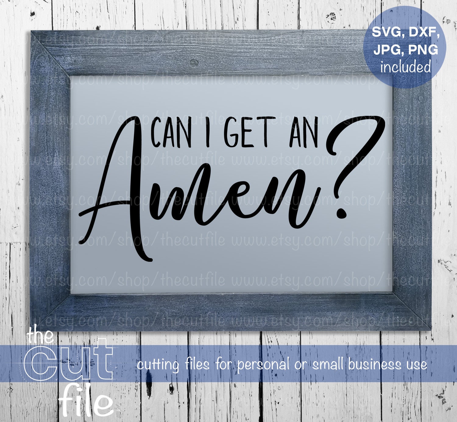 Can I get an Amen svg Cutting file for Silhouette or Cricut | Etsy