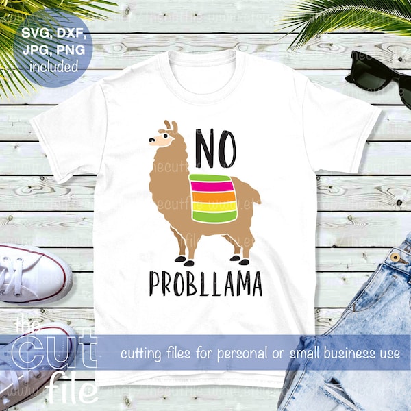 No Probllama Svg - Etsy