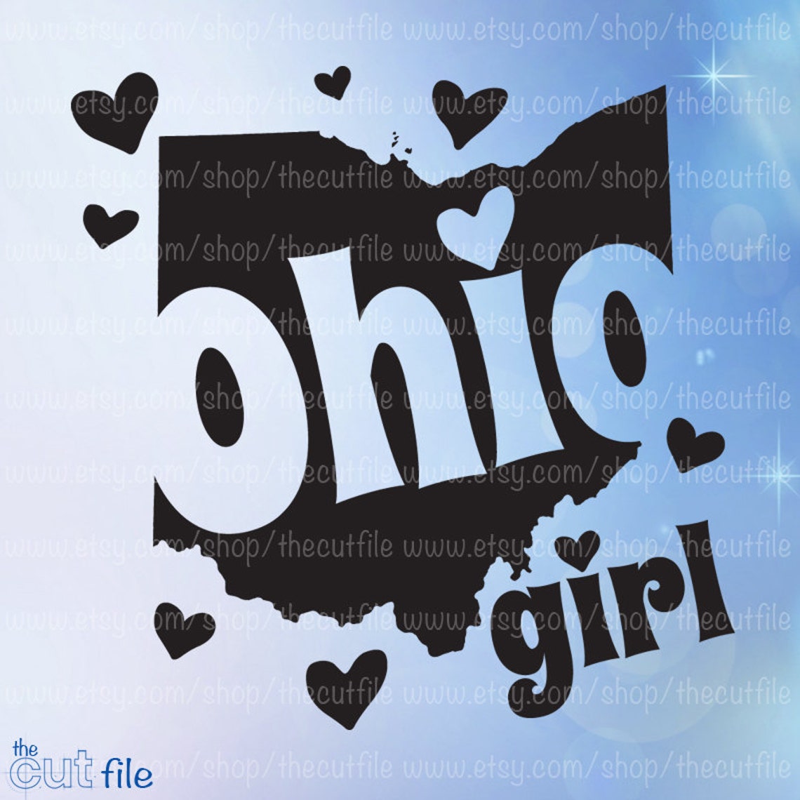 Ohio Girl Svg Ohio State Svg. for Cutting Printable Iron on - Etsy