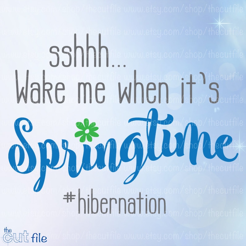Springtime Svg Spring Svg Wake Me When Its Springtime | Etsy