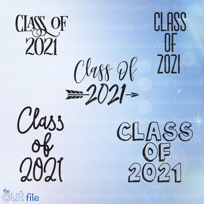 Clase de 2021 svg, Graduation svg, diseños de grado para calcomanía de ...