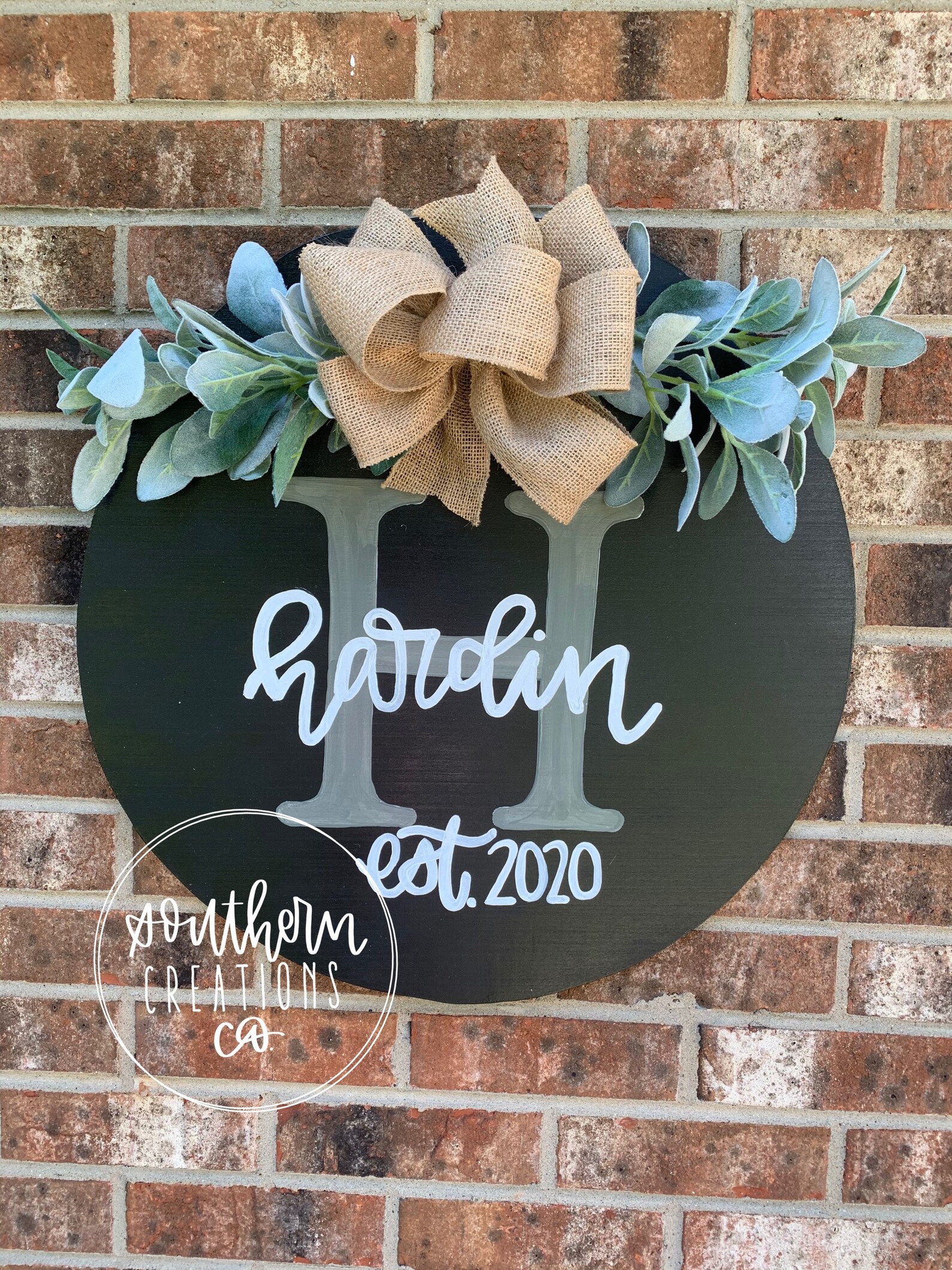 Farmhouse Door Hanger | Personalized Door Hanger | Welcome Door Hanger ...