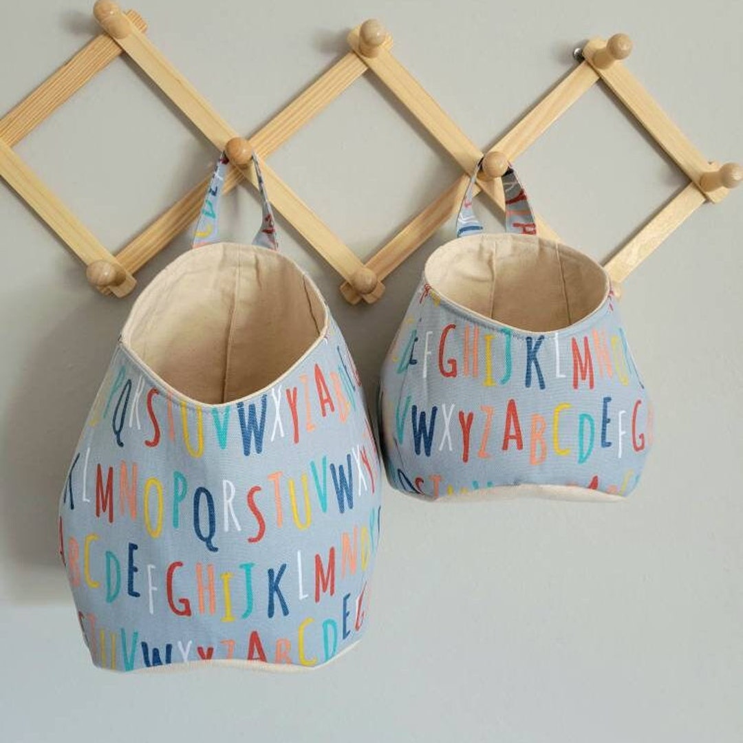 Fabric Storage Pod Alphabet Storage Pod Rainbow Storage Pod Kids ...