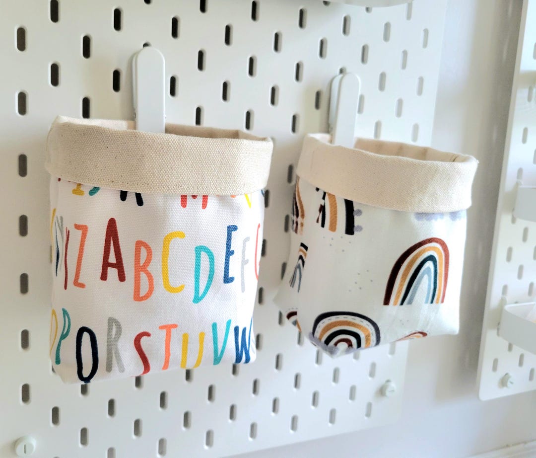 Mini Storage Pod Rainbow Pod Back to School Storage Fabric Storage Pods ...