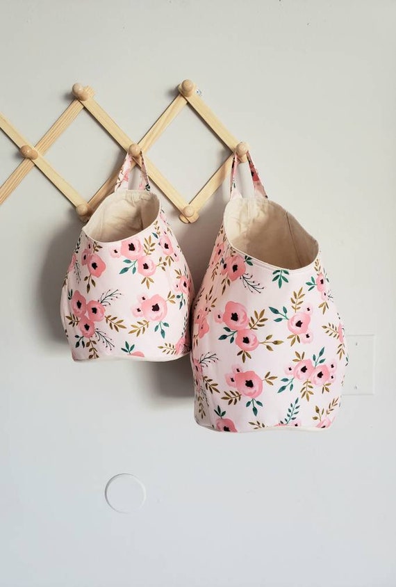 Fabric Storage Pod Hanging Storage Pod Floral Whimsical - Etsy
