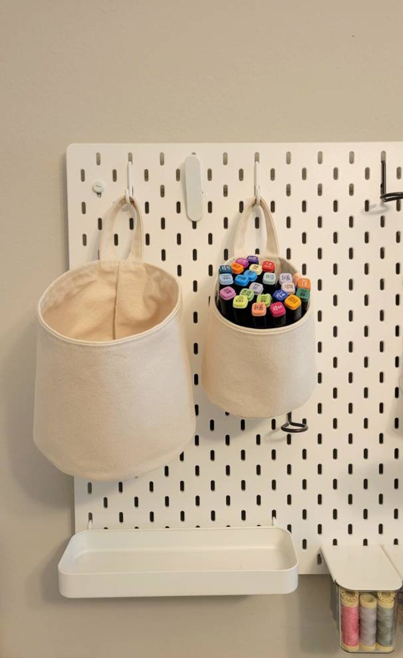 Duck Canvas Hanging Storage Pod Fabric Storage Pod Home and - Etsy