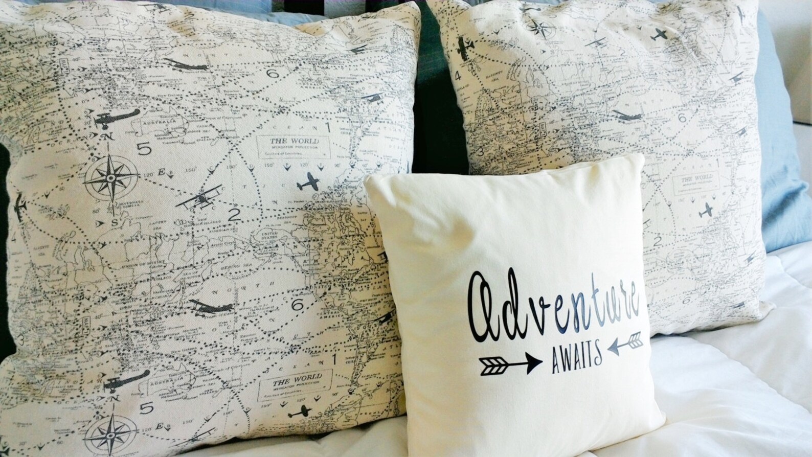 Aviation Throw Pillows Nursery Decor Air Traffic Throw Pillows - Etsy