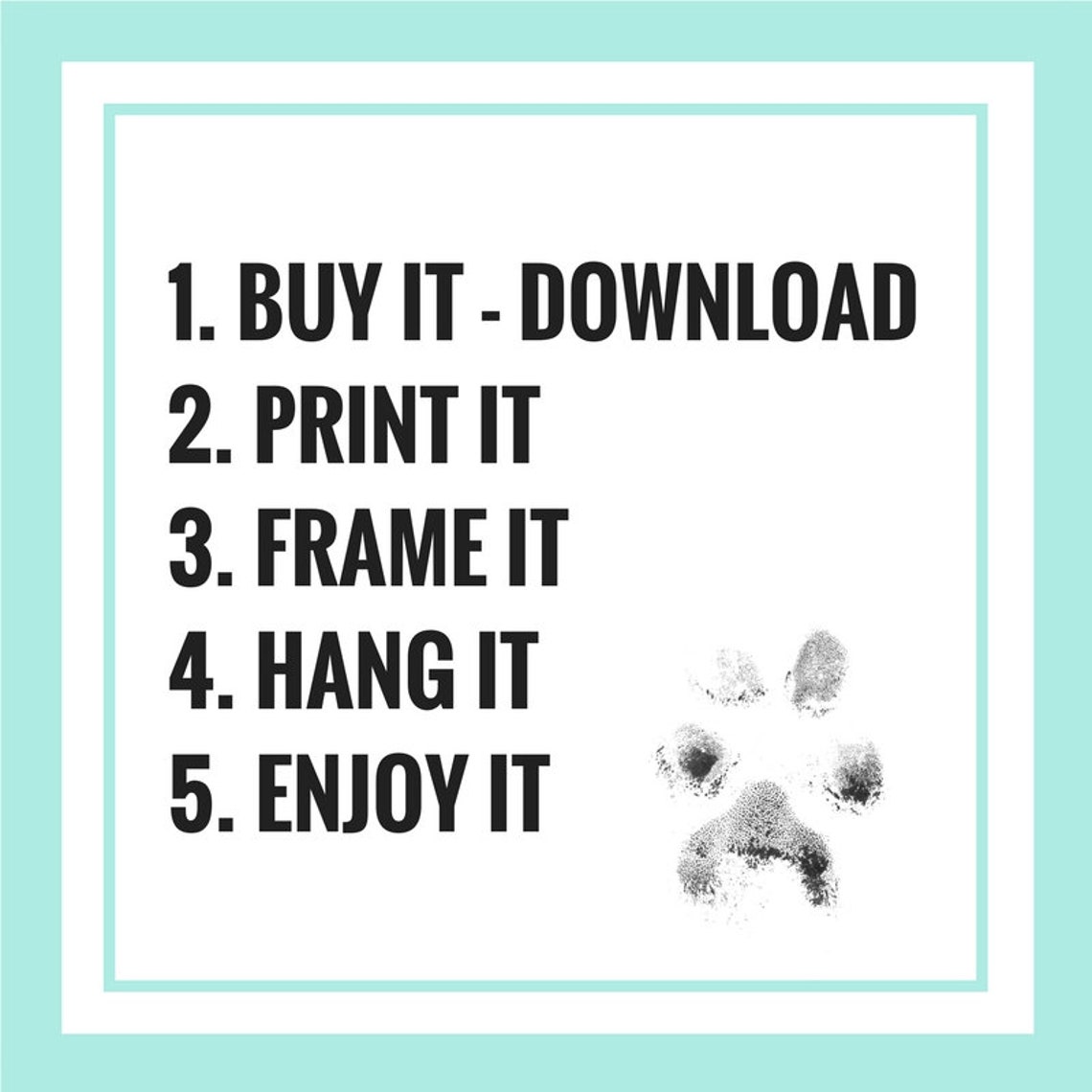 Funny Typography Art Dog Art Print Dog Printable Wall Decor Home Decor ...