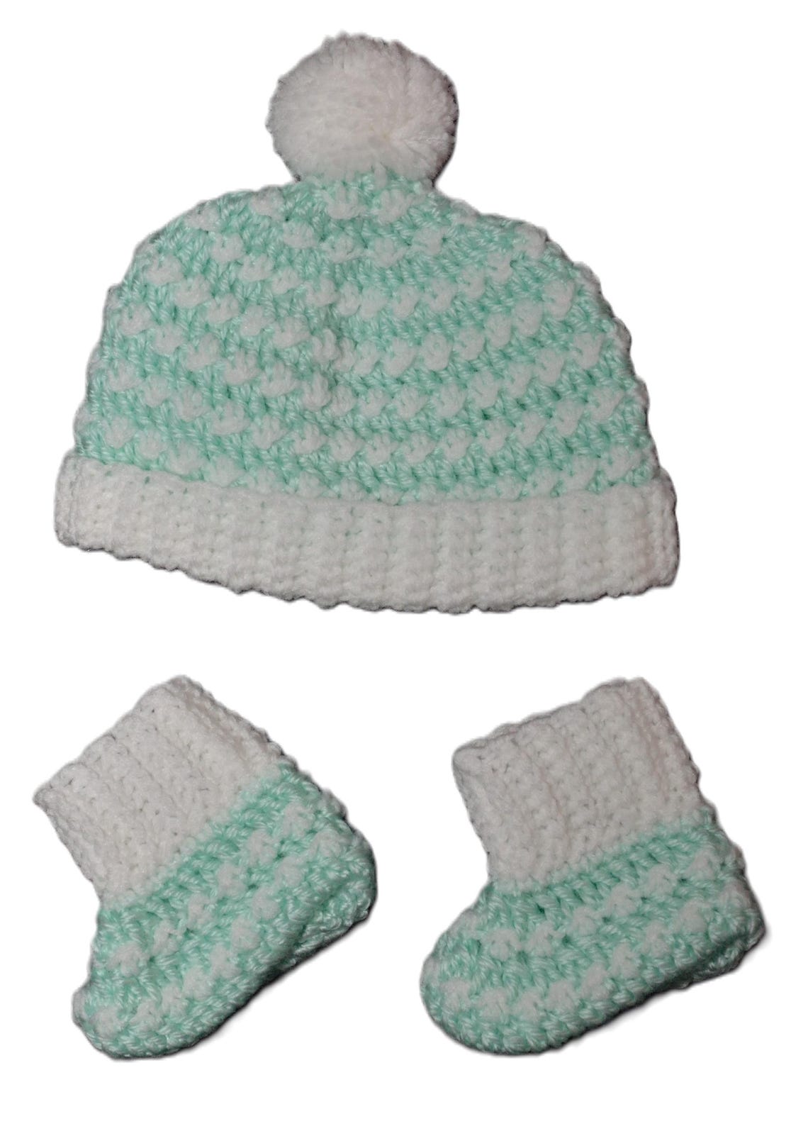 Crocheted Puffs Set - Etsy