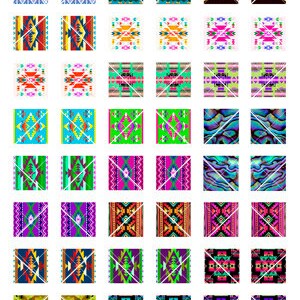 1" Square Native American Designed Collage Sheet (1) DIGITAL DOWNLOAD ...