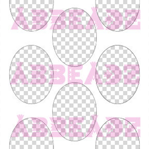 Oval Digital Collage Sheet - Etsy