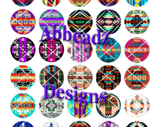 Native American Inspired Cabochon Sheets by Abbeadz on Etsy
