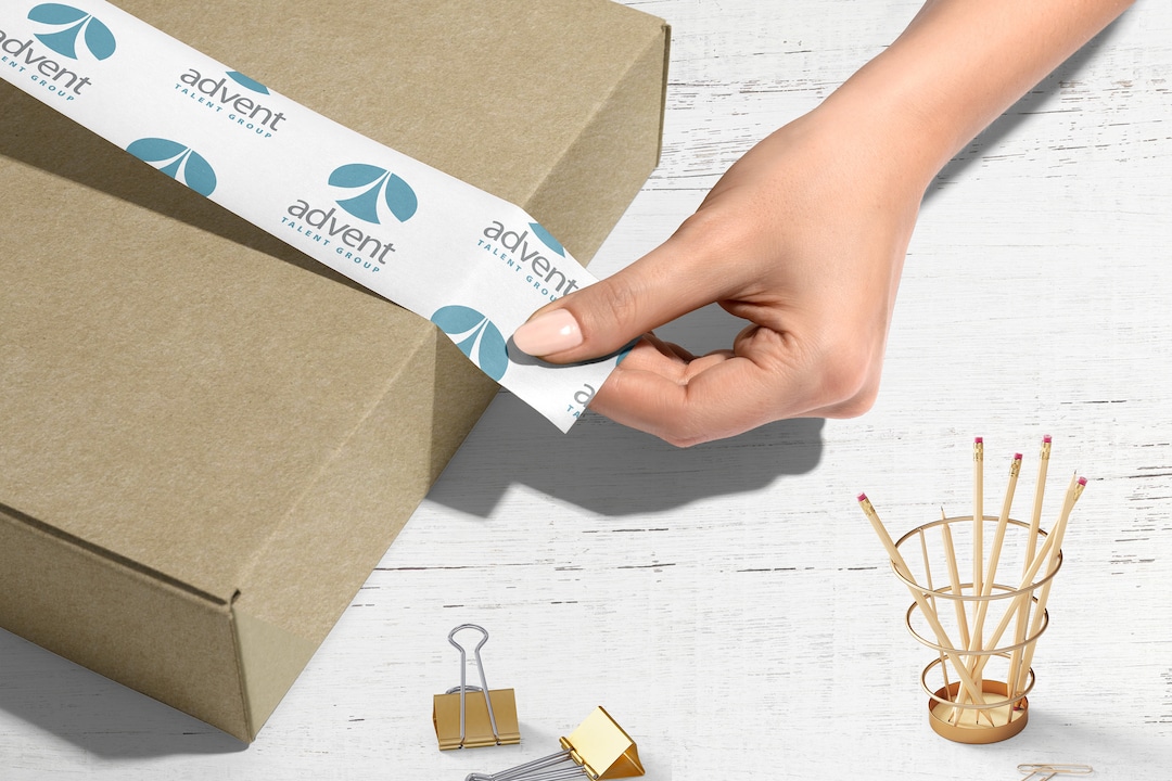 Branded Label Strips, Branded Tape Strips, Logo Label Strips, Packaging ...