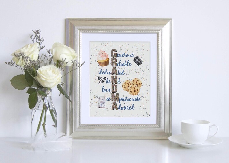 Custom Name Artwork, Grandfather Gift, Personalized Name Print, Custom ...