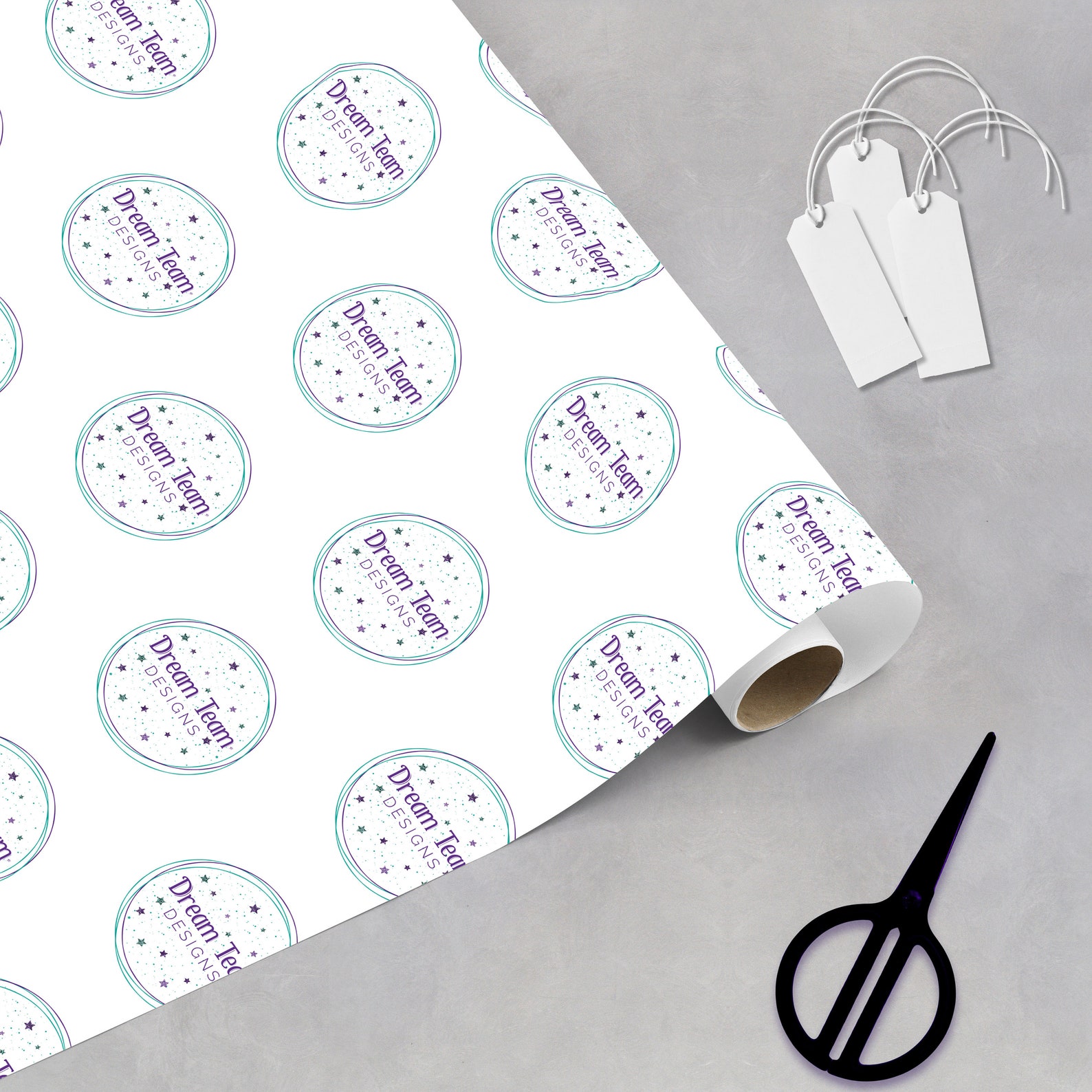 Logo Wrapping Paper Branded Wrapping Paper Wrapping Paper - Etsy