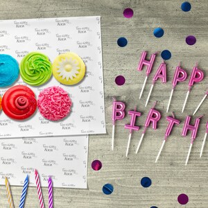 Personalized Birthday Food Safe Paper, Custom Logo Deli Paper, Food ...