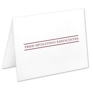Branded Note Cards, Personalized Business Stationery, Corporate Note ...