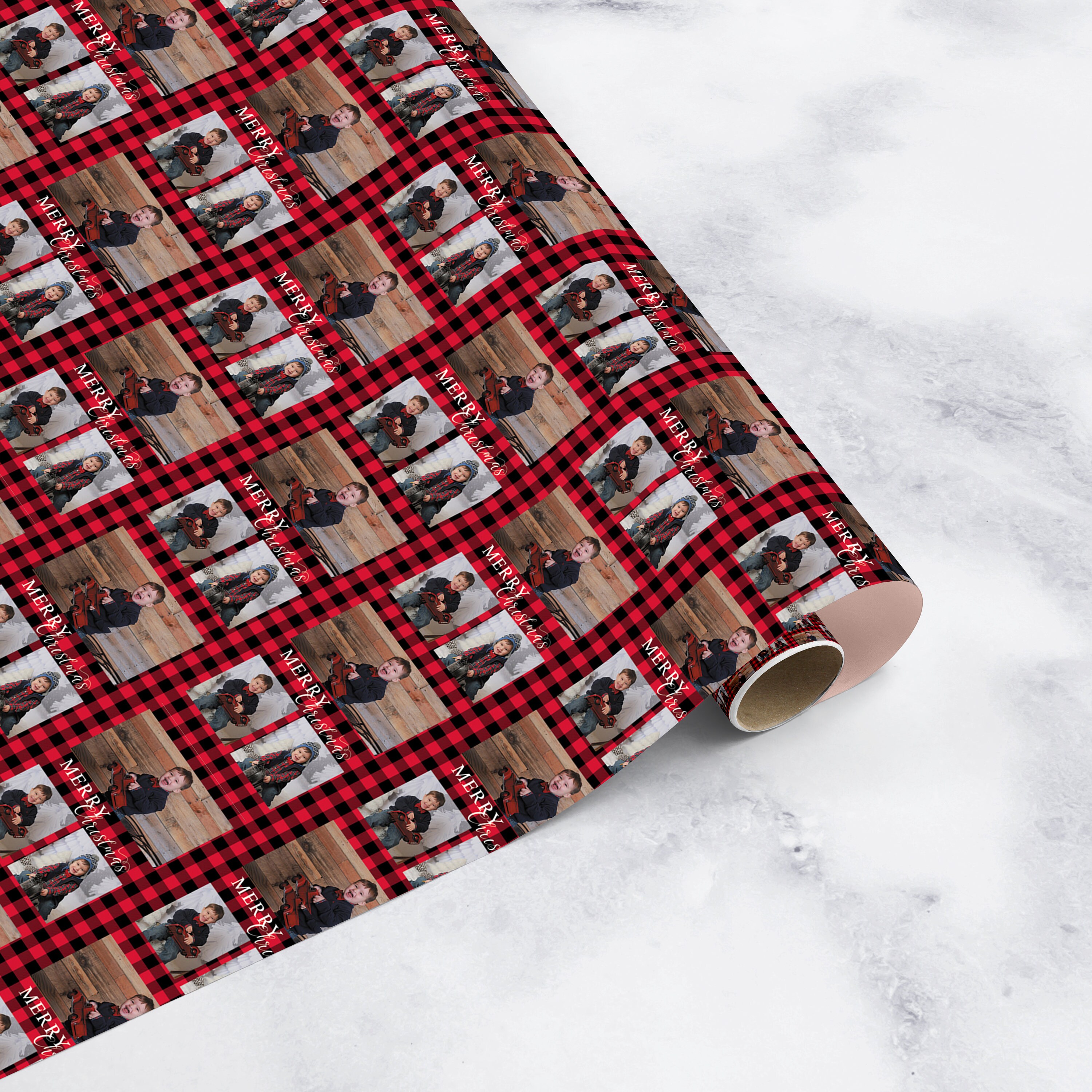 Photo Wrapping Paper Custom Wrapping Paper Photo Christmas Wrapping 