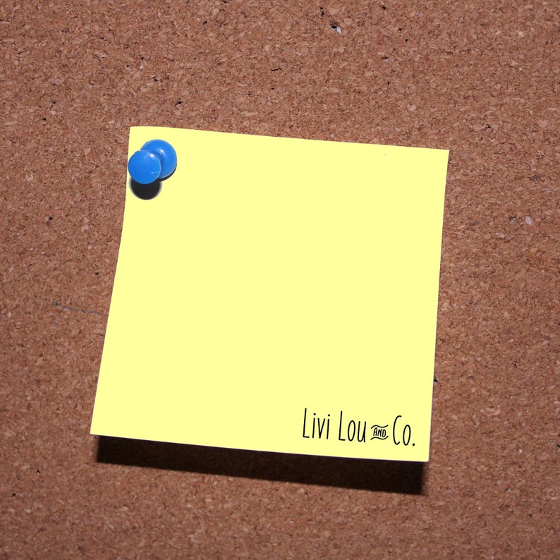 Custom Sticky Notes, Personalized Post It Notes, Sticky Notes With Logo ...