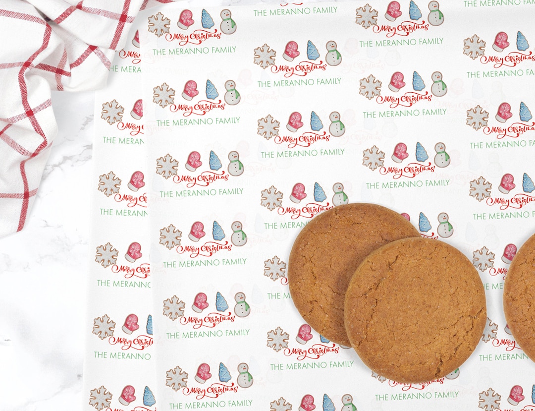 Cookie Box Paper, Personalized Cookie Safe Paper, Custom Food Safe ...