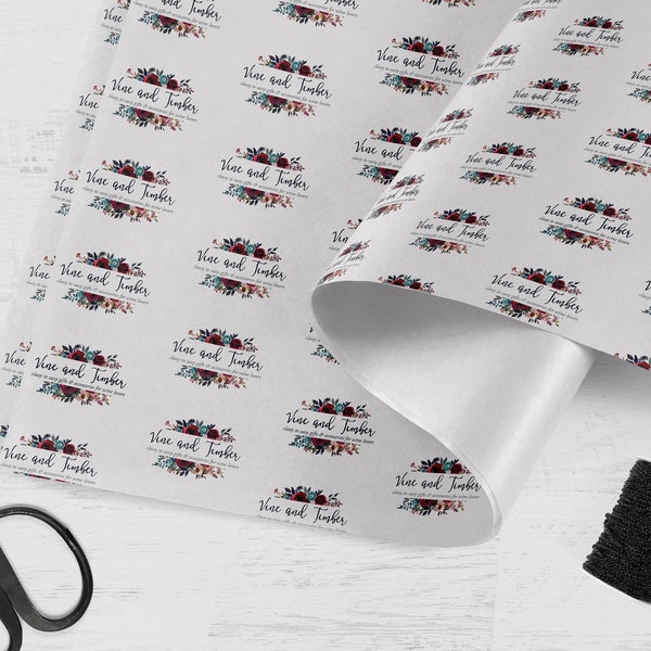 Thick Tissue Paper With Logo - Etsy