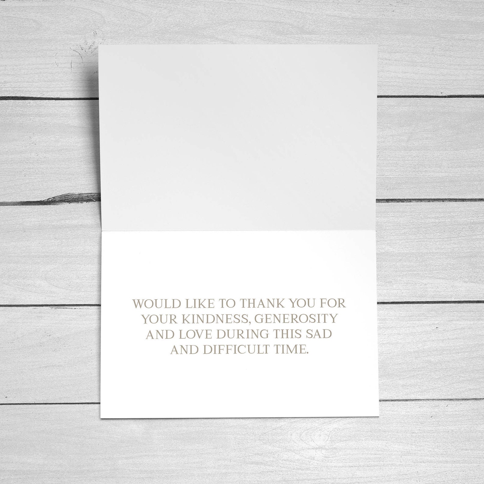 Bereavement Cards Sympathy Acknowledgement Cards Funeral - Etsy