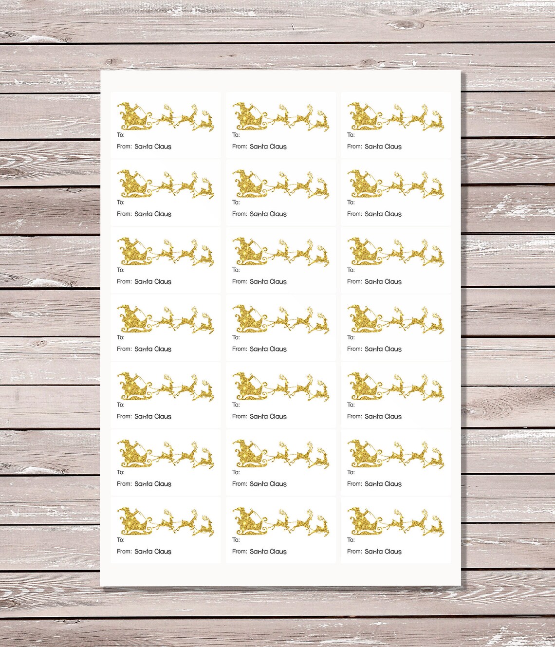 Personalized Santa Gift Tags Personalized Gift Labels - Etsy