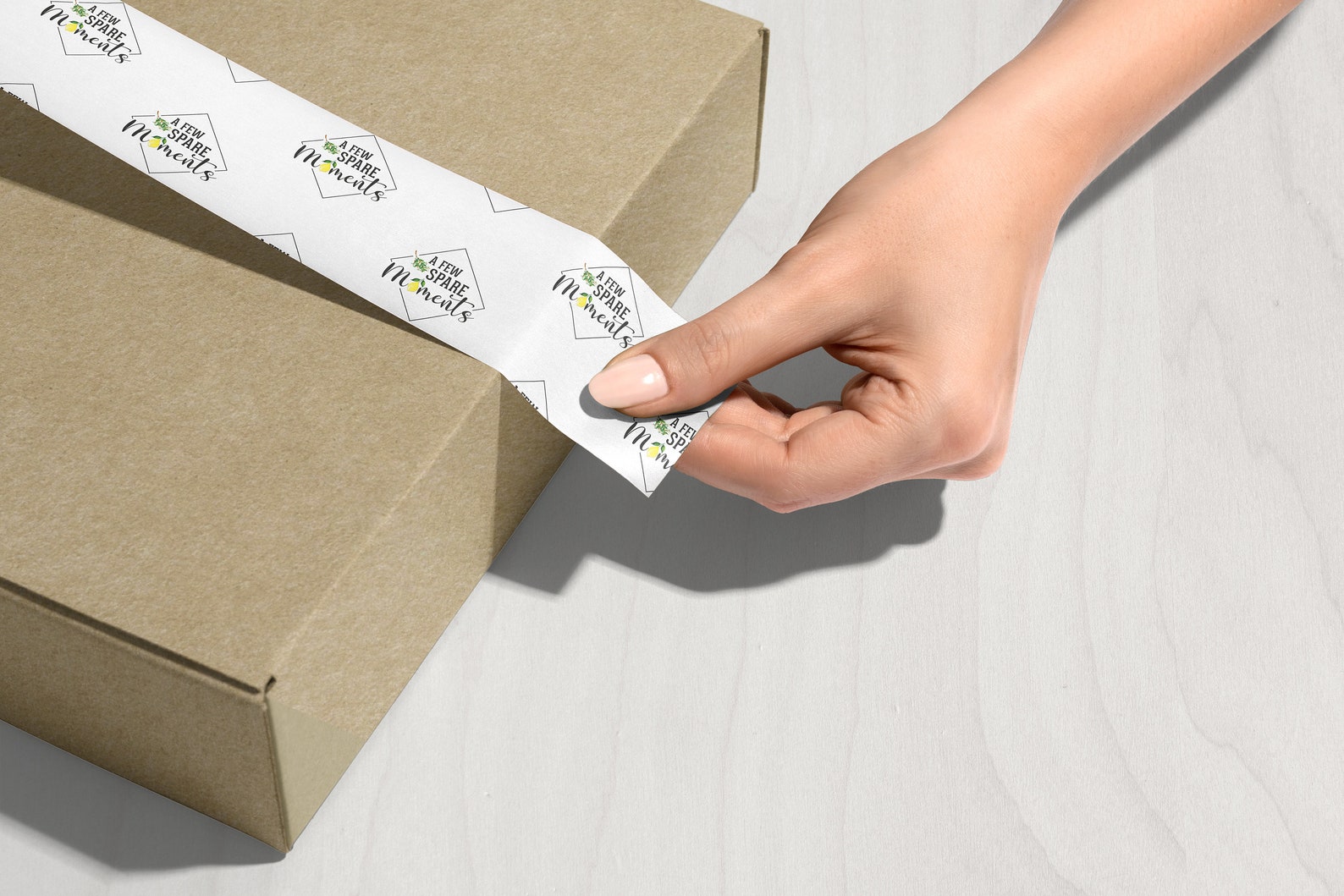 Branded Label Strips Branded Tape Strips Logo Label Strips - Etsy