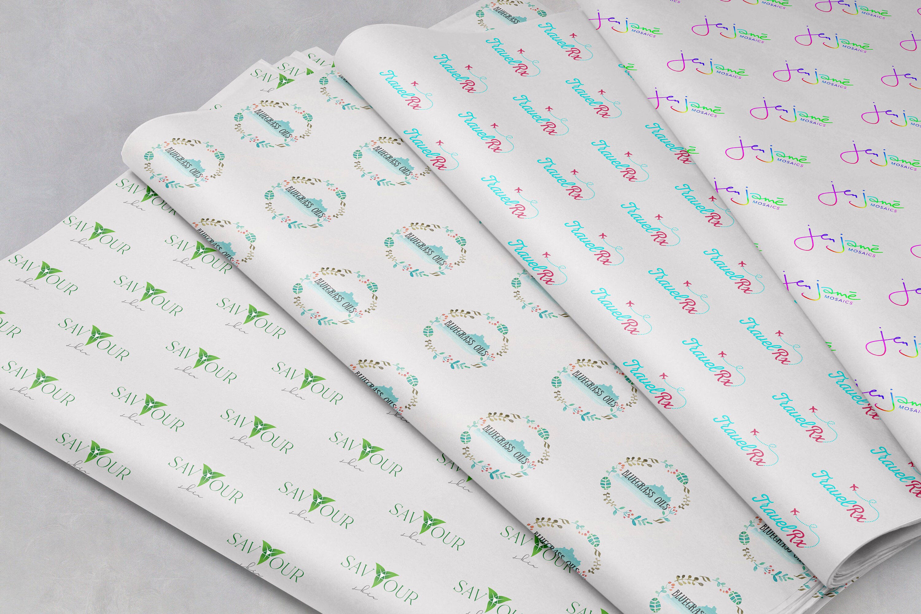 Custom Tissue Paper Branded Tissue Paper Full Color Tissue Paper
