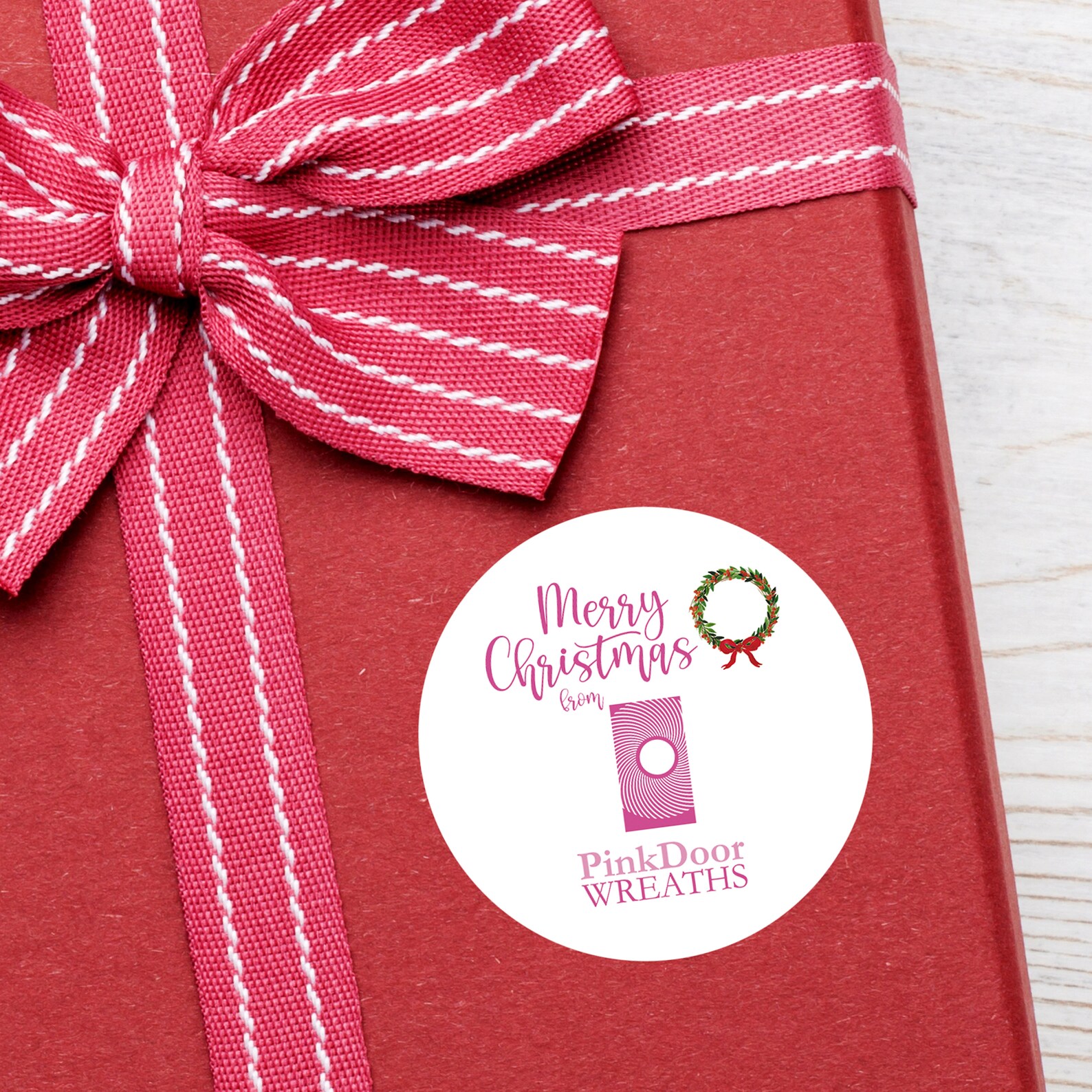 Branded Christmas Tags Logo Gift Labels Logo Christmas - Etsy