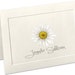 Daisy Stationery, Embossed Panel Personalized Stationery, Personalized ...