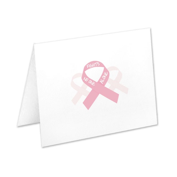 Breast Cancer Note Cards Breast Cancer Stationery Pink | Etsy